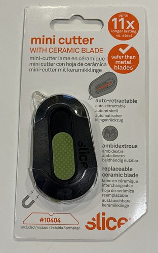 Slice 10514 Mini Cutter Ceramic Safety Blade Pocket Sized Auto ...