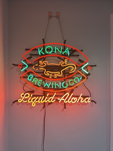 Kona Brewing Co Liquid Aloha Beer Hawaii 24"x20" Neon Light Sign Lamp ...