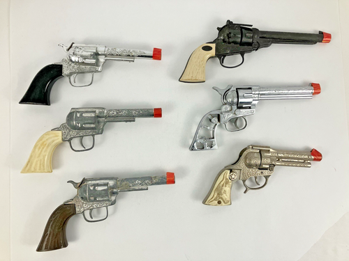 Vintage Cap Gun Lot (6) Ponyboy, Stallion 38, Texan JR – Parts/Display ...