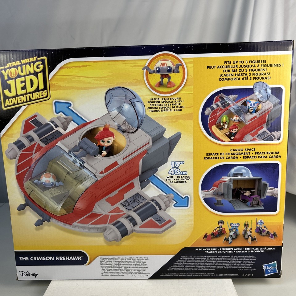 DISNEY STAR WARS Young Jedi Adventures The Crimson FireHawk Playset NEW ...