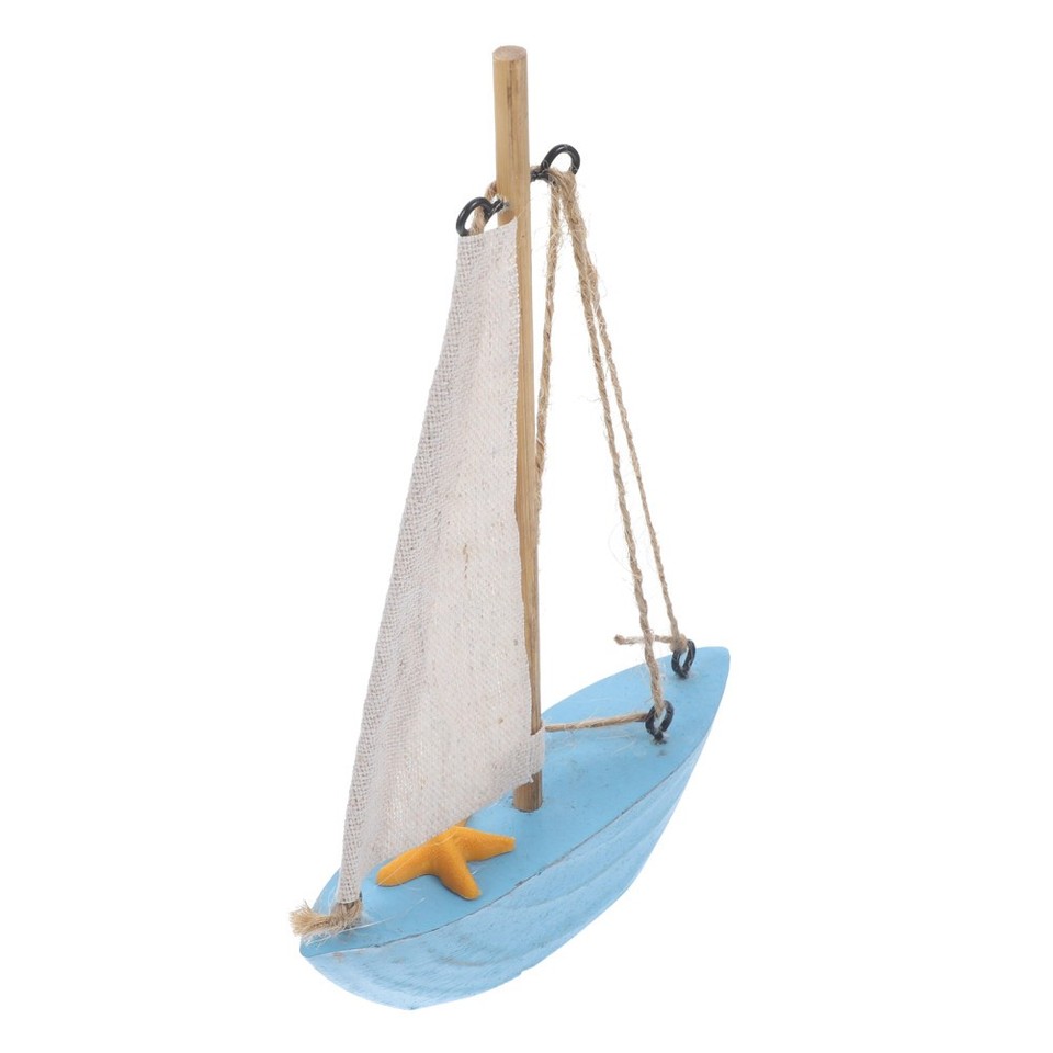 Sailboat Tabletop Decor Vintage Nautical Model for Home Decoration ...
