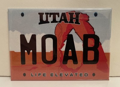 Moab, Utah UT — Arches — Delicate Arch — Life Elevated — License Plate ...
