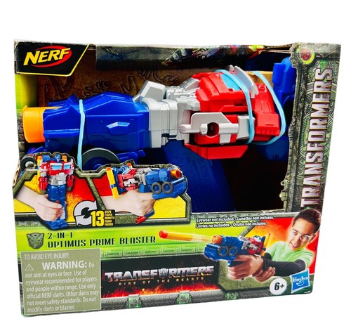 TRANSFORMERS - NERF *OPTIMUS PRIME BLASTER* 2-IN-1 13 Steps Transform ...