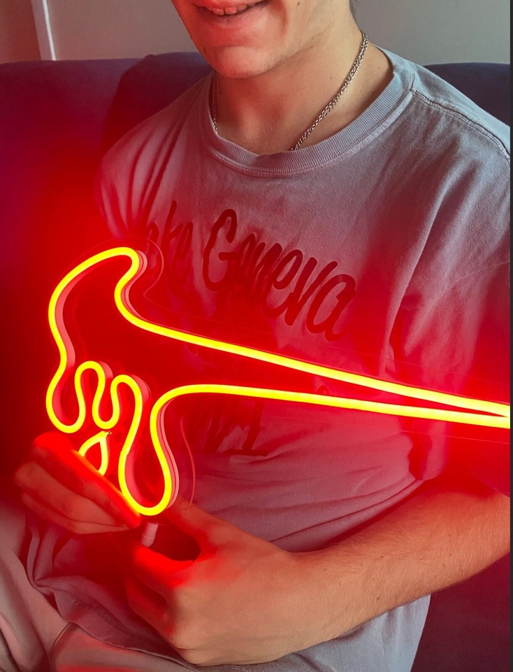 Air Jordan Neon Sign Home Bar Pub Party Decor Jordan Decor Neon Sign ...