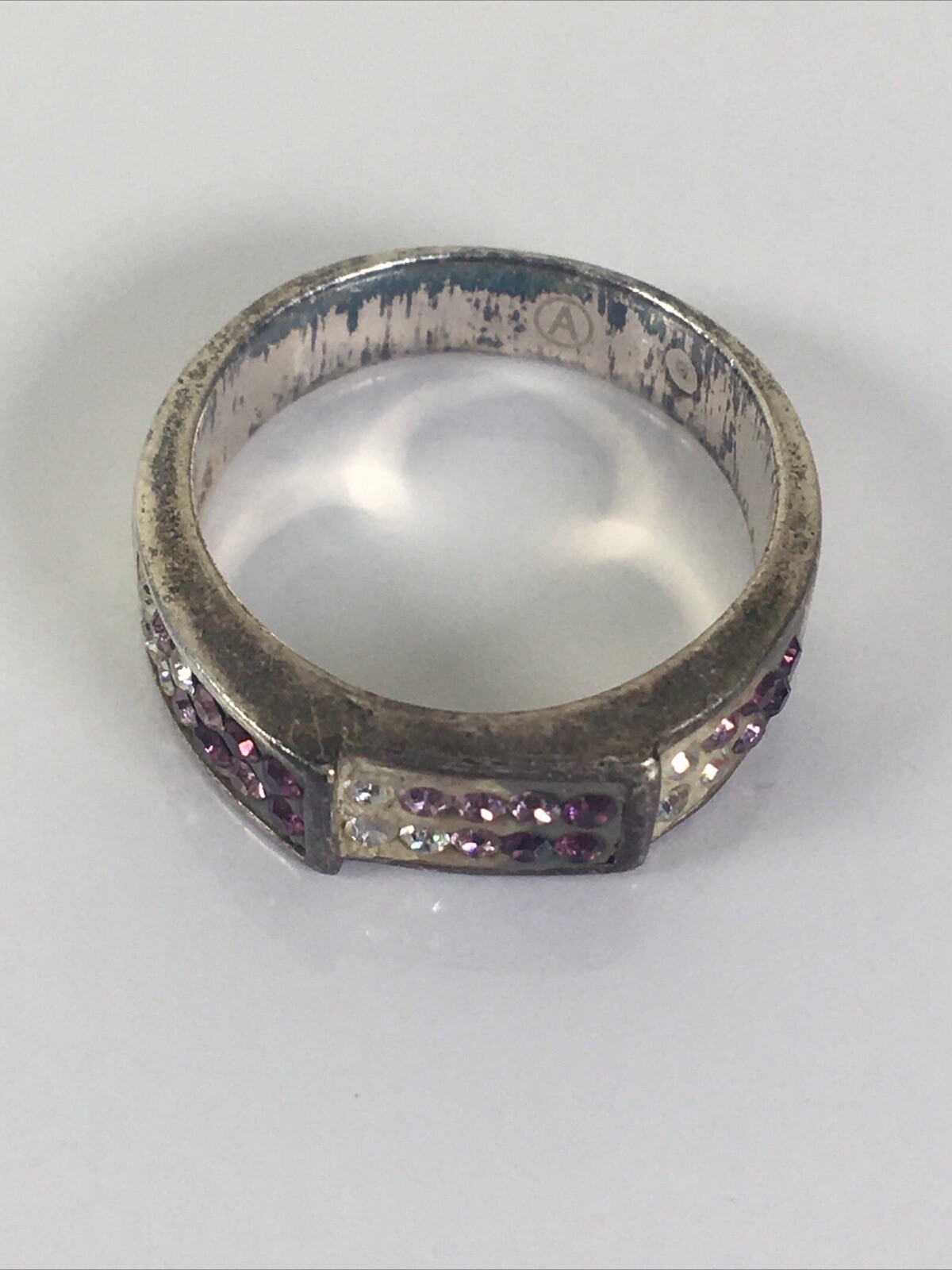 Vintage Sterling Silver 925 Signed Color Rhinestones … - Gem