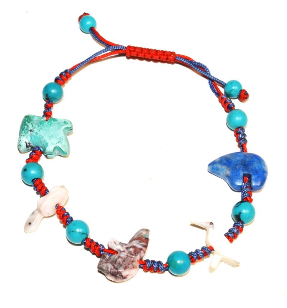 Native American Hand Carved ANIMAL Shape Gemstone 3"d… - Gem