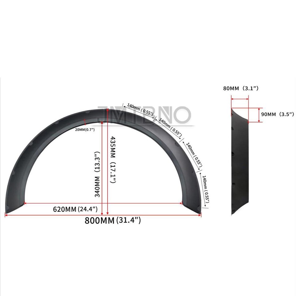 Fender Flares Extra Wide Body Kit Wheel Arches For Mini Cooper R53 R55 ...