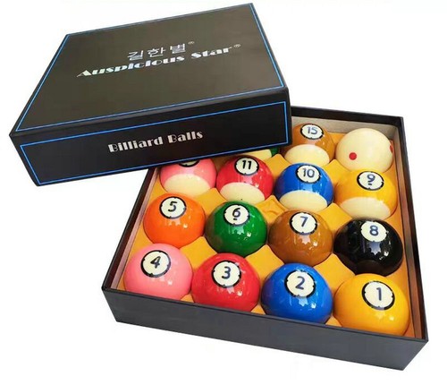 Auspicious Star Black KingKong Phenolic Resin Billiard Pool Ball Set 2 ...