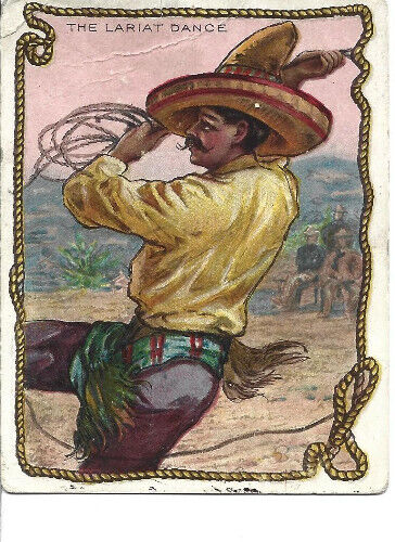 Hassan Tobacco card Cowboy Series T53 The Lariat Dance | eBay