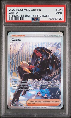 Geeta 226/197 PSA 9 - Scarlet & Violet Obsidian Flames - Pokémon TCG | eBay