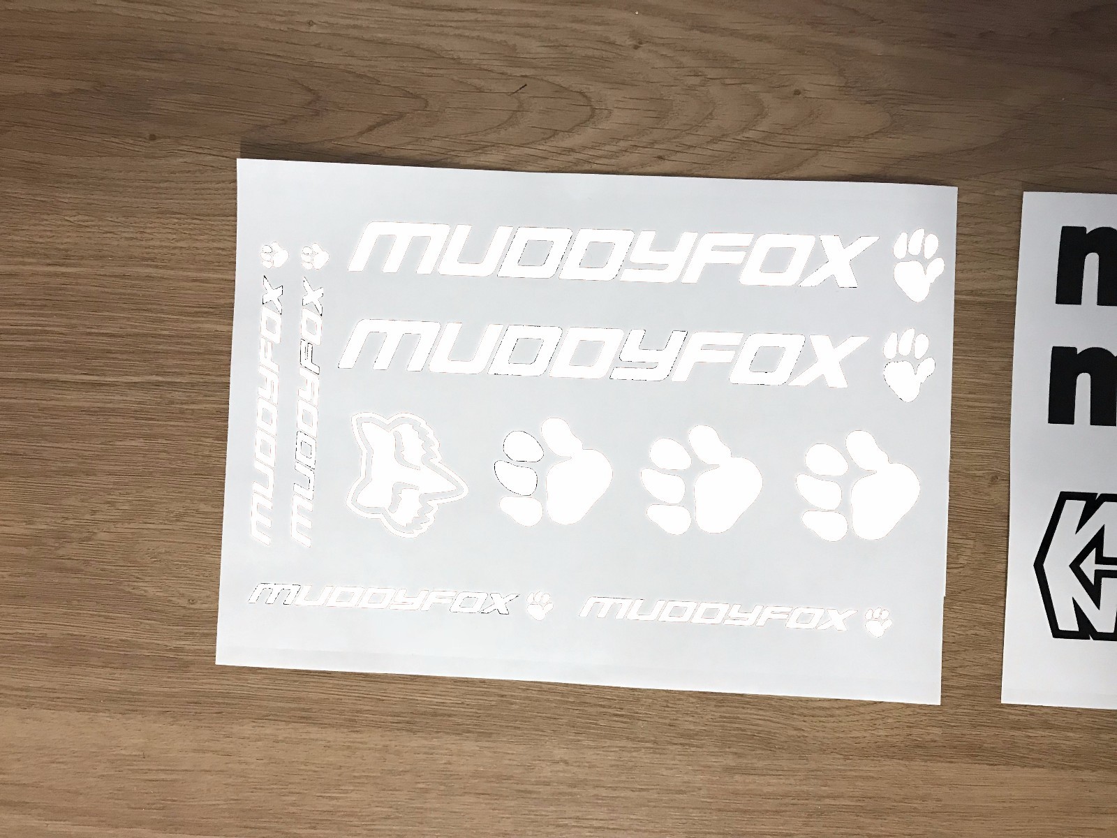 Muddy Fox x 10. Bike Stickers Frame Fork Vinyl Decals Mountain Bike ...