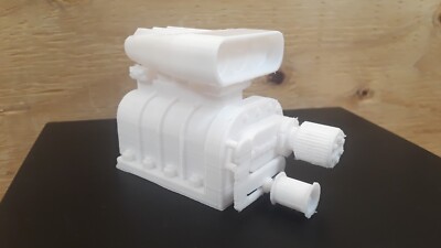 Supercharger Blower V8 Rc Car model engine 3D printed 1:6 scale | eBay