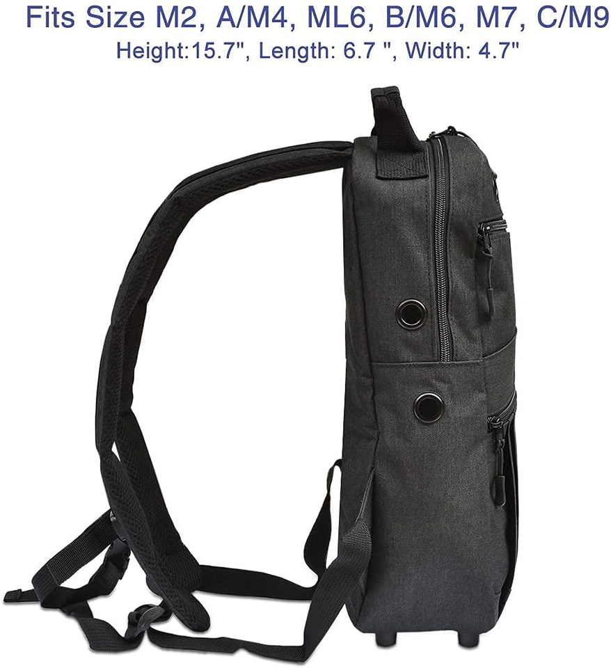 Oxygen Tank Backpack O2 Cylinder Carrying Holder Bag Fit Size M4/A, M6 ...