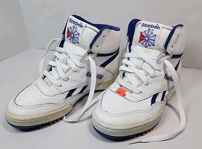 Reebok Vintage Hi-Top Basketball Shoes BB4600 Mens Boys Size 4 White ...