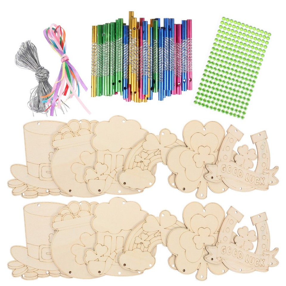 St Patricks Hanging Decor Irish Party Decoration DIY Spring Wind Chime ...