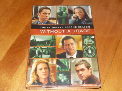 WITHOUT A TRACE SECOND SEASON 2 FBI Crime CBS TV Classic 6 Disc DVD SET ...