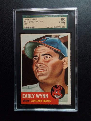 1953 Topps #61 Early Wynn Sgc 6 80 Sp Very High End Hof Short Print ...