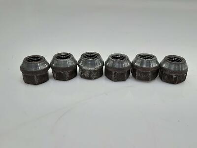 6 OEM FACTORY Lug Nuts Sierra Silverado 14x1.5 Tahoe Escalade OEM ...