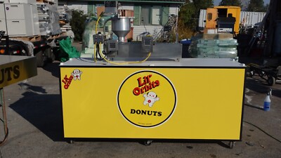 Lil Orbits Donut Machine Maker ~ W/ Cart, Hood & Fryer Ready to ROLL ...