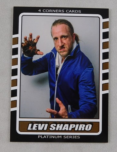 Levi Shapiro Wrestling Trading Card 4 Corner Cards Platinum Series Indy WWE AEW | eBay