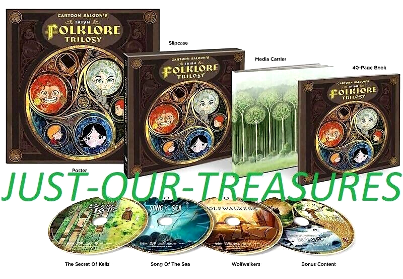 Cartoon Saloon's Irish Folklore Trilogy (Blu-ray) for sale online | eBay