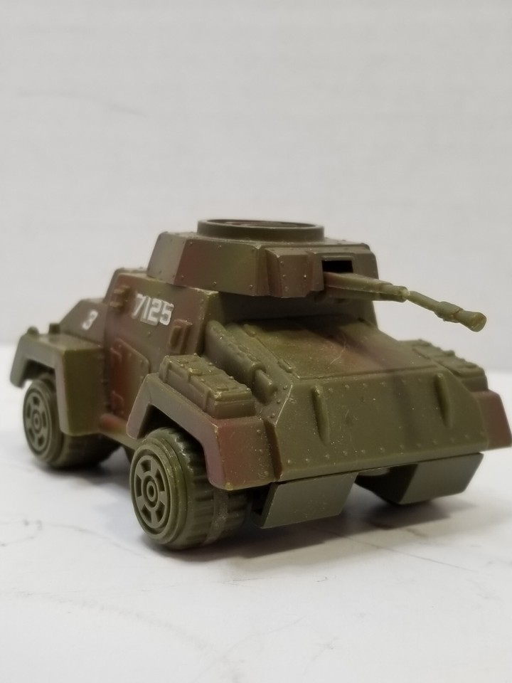 Vintage Mini Mighty Mo Friction Military Tank Vehicle 7125 Ideal 1974 ...