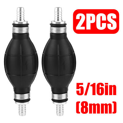 2pc Hand Primer Bulb Outboard Car Marine Boat Gas Fuel Line Pump All ...