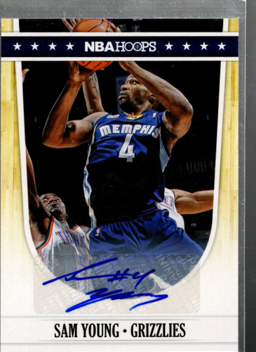 A3948- 2011-12 Hoops Autographs #112 Sam Young Auto - NM-MT | eBay ...