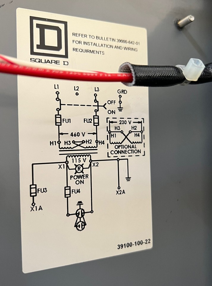 Square D Transformer Disconnect SK2000G3 Class 2000 A Class ...