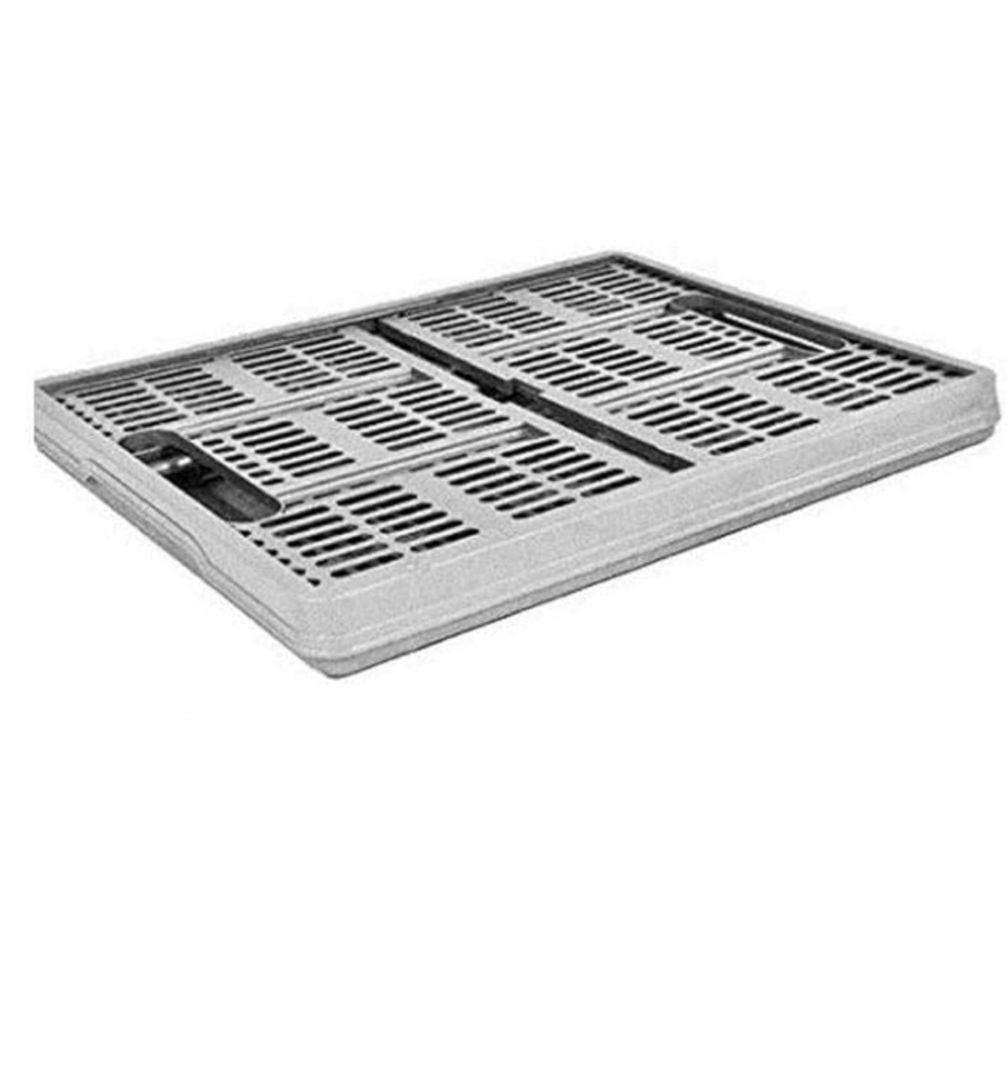 Strong Folding Collapsible Plastic Storage Crates Boxes Stackable ...