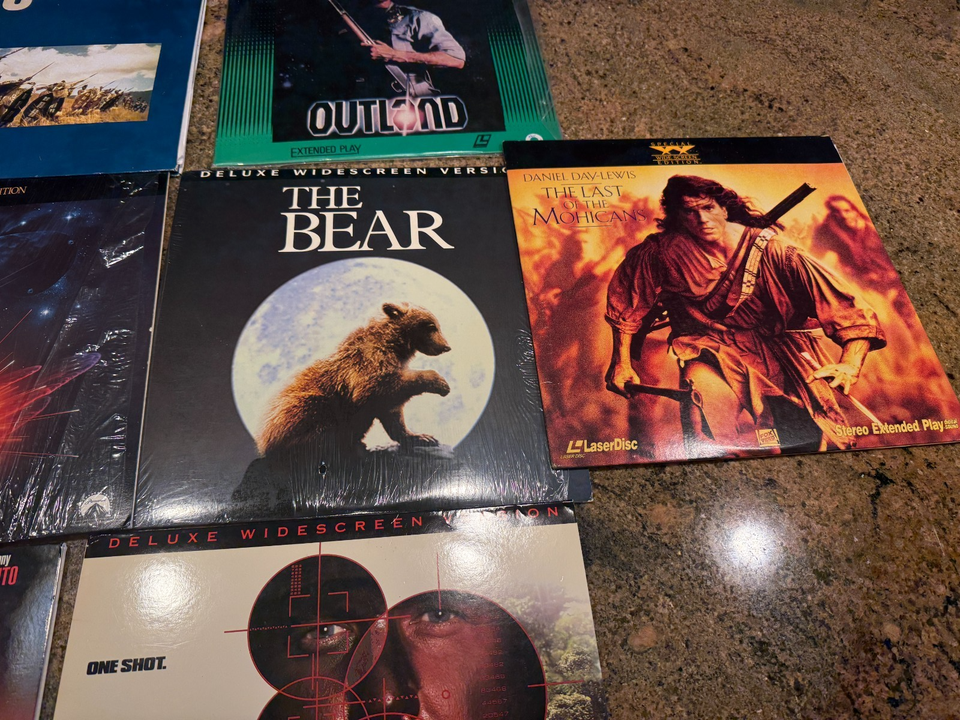 10 LOT Laserdisc LD VIDEO DISCS GREAT MOVIES DRAMA COMEDY ACTION ...