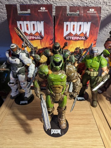 McFarlane Toys Doom Eternal Doom Slayer (White Armor) Action Figure for ...