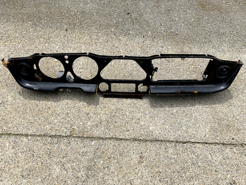 ORIGINAL TRIUMPH TR6 DASH STEEL METAL FACIA INTERIOR DASHBOARD 1973 ...