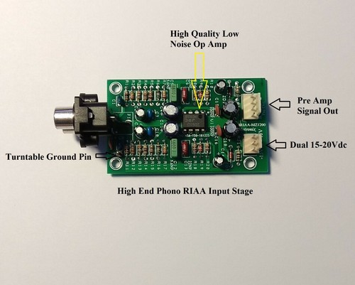 RIAA High End MM Phono Pre Amplifier. Low Noise Professional Stage for ...