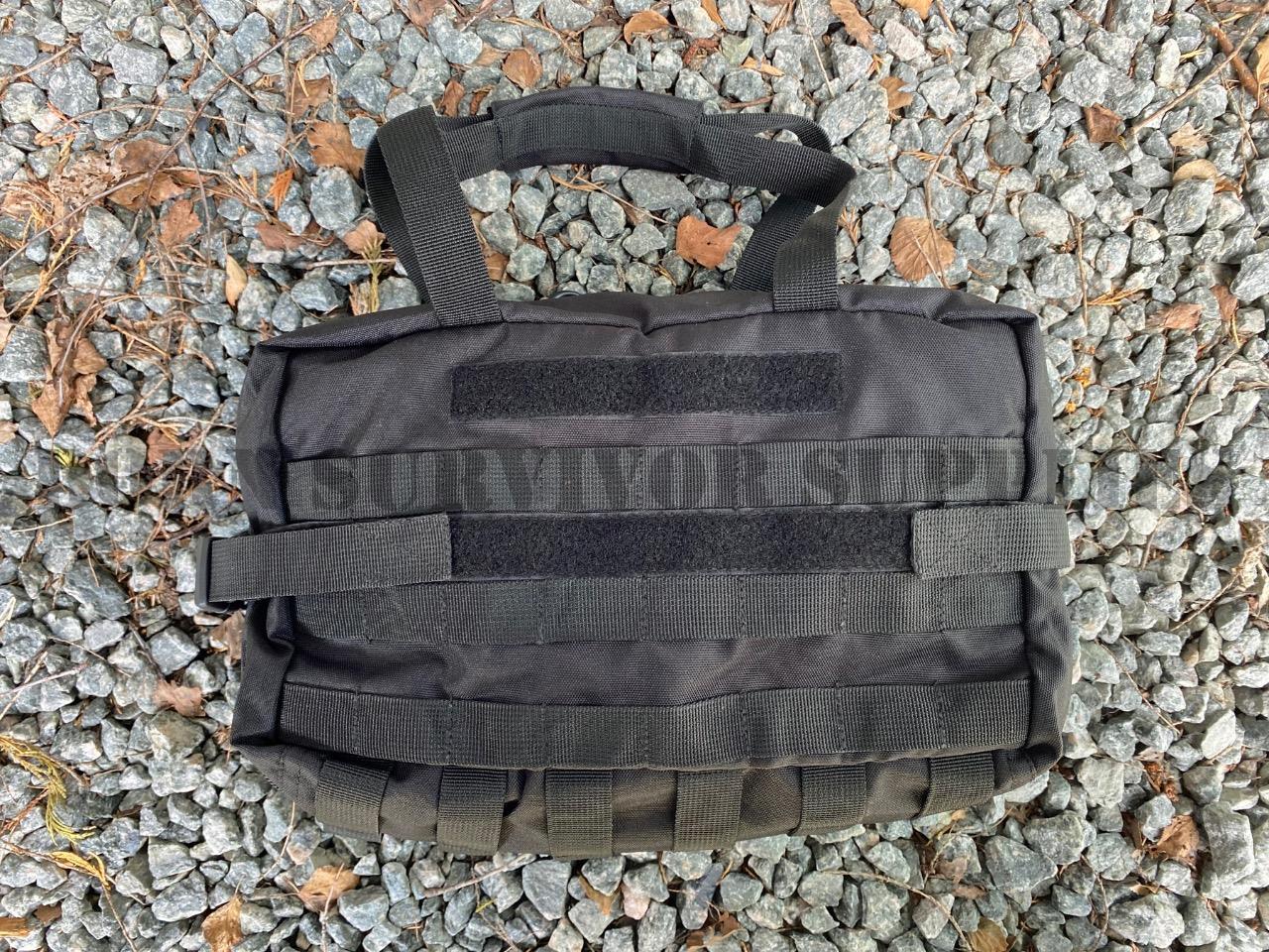 MEDICAL MOLLE GRAB BAG - Black Tactical Trauma Kit First Aid Man ...