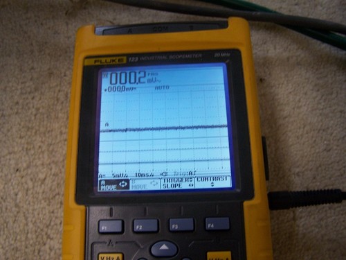 FLUKE 123 Industrial Scopemeter. 20 mHz -used with case and charger, no ...