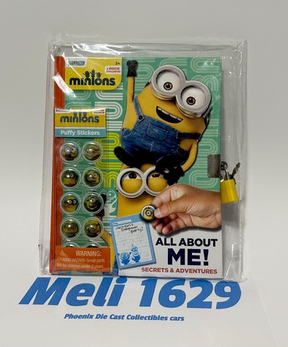 MINIONS DIARY/JOURNAL All About Me! Secrets And Adventures Hardcover | eBay