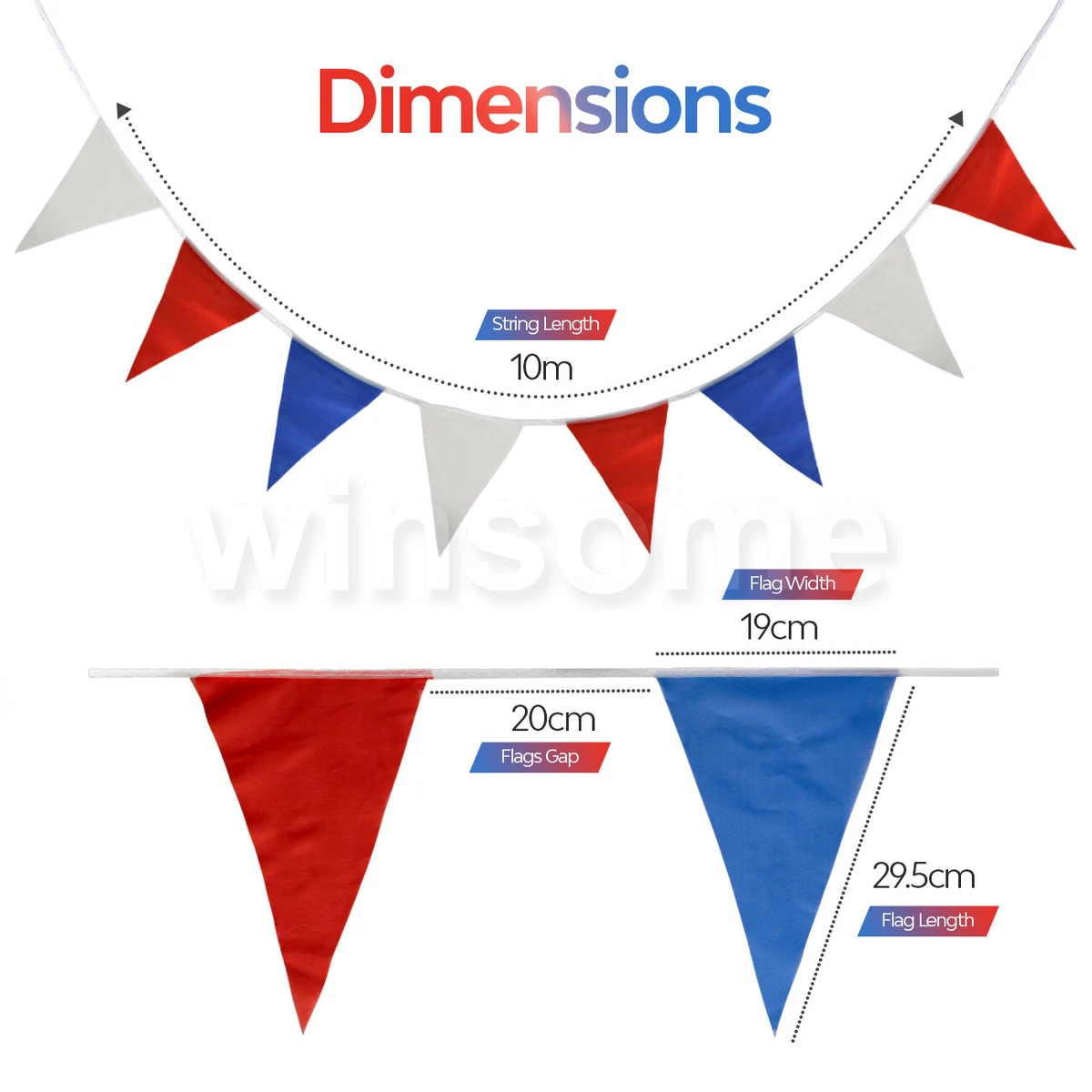 Blue Flag Banner Clipart