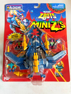 Vintage 1994 Z-BOTS Alcazar SkyWing Capture Base Micro Machines Galoob ...