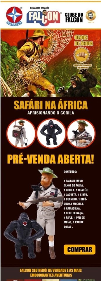 GI JOE FALCON SAFARI IN AFRICA EAGLE EYES ESTRELA BRAZIL 1/6 SCALE | eBay