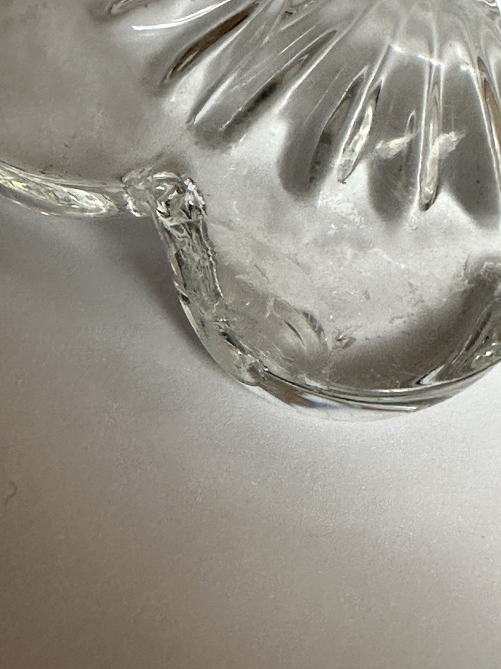 Uranium Glass Trumpet Vase UV Reactive 14” Tall Floral Form Depression ...