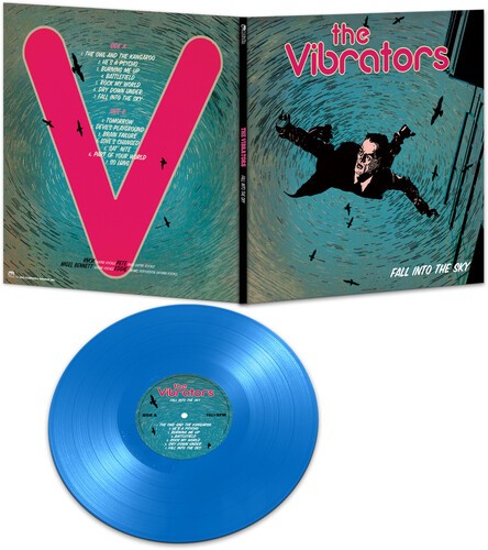 The Vibrators - Fall Into The Sky [New Vinyl LP] Blue, Colored Vinyl ...