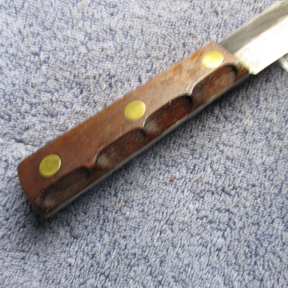 Case XX Sticker Fixed Blade / Grooved Wood Handles | eBay