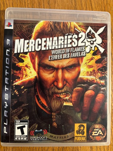 Mercenaries 2 World in Flames Playstation 3 PS3 No Manual Small ...