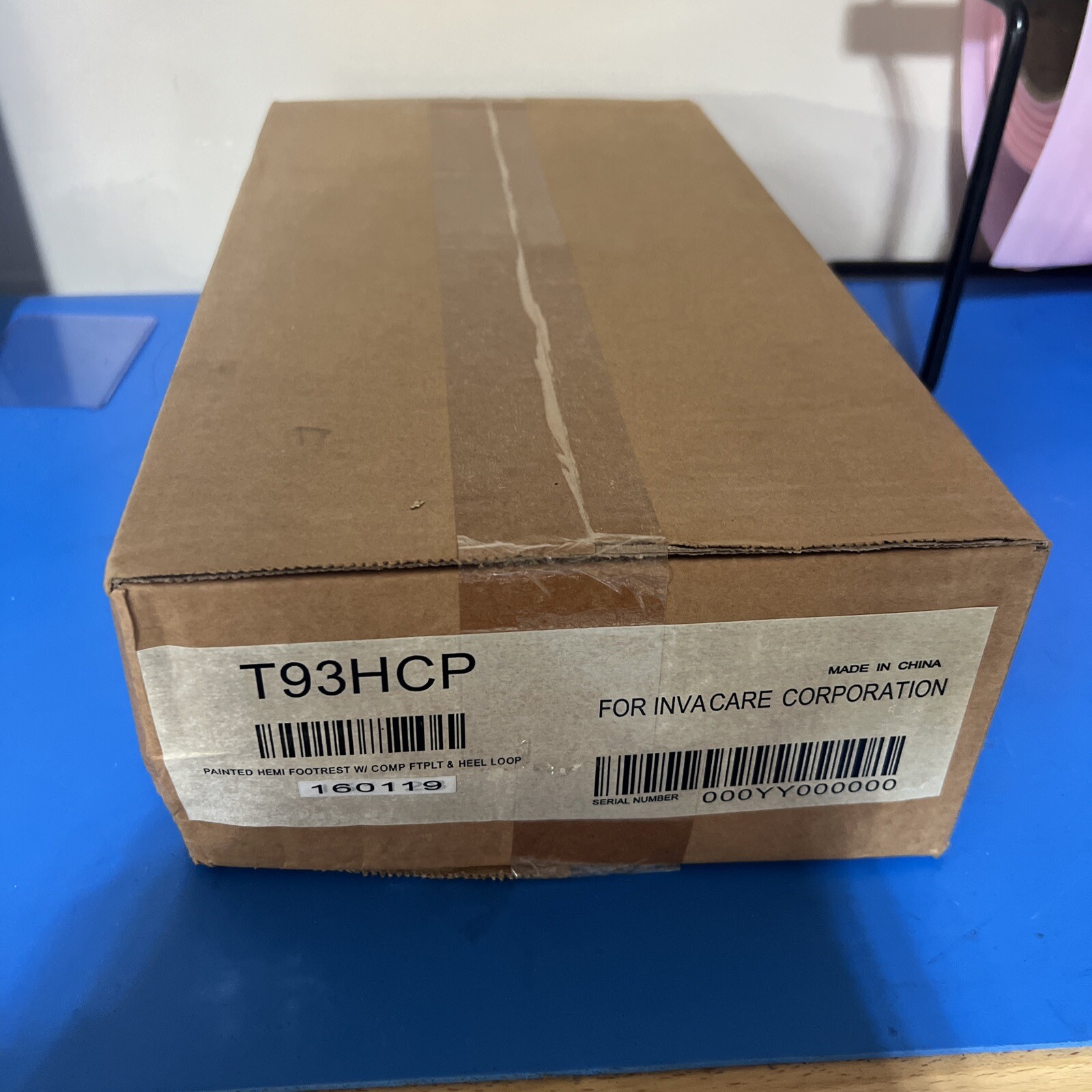 Wheelchair Hemi Footrest, Composite Footplates and Heel Loops, 1 Pair ...