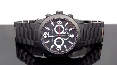 Michael Kors MK8196 Chronograph Date Black Ion-plated St Steel Men's ...