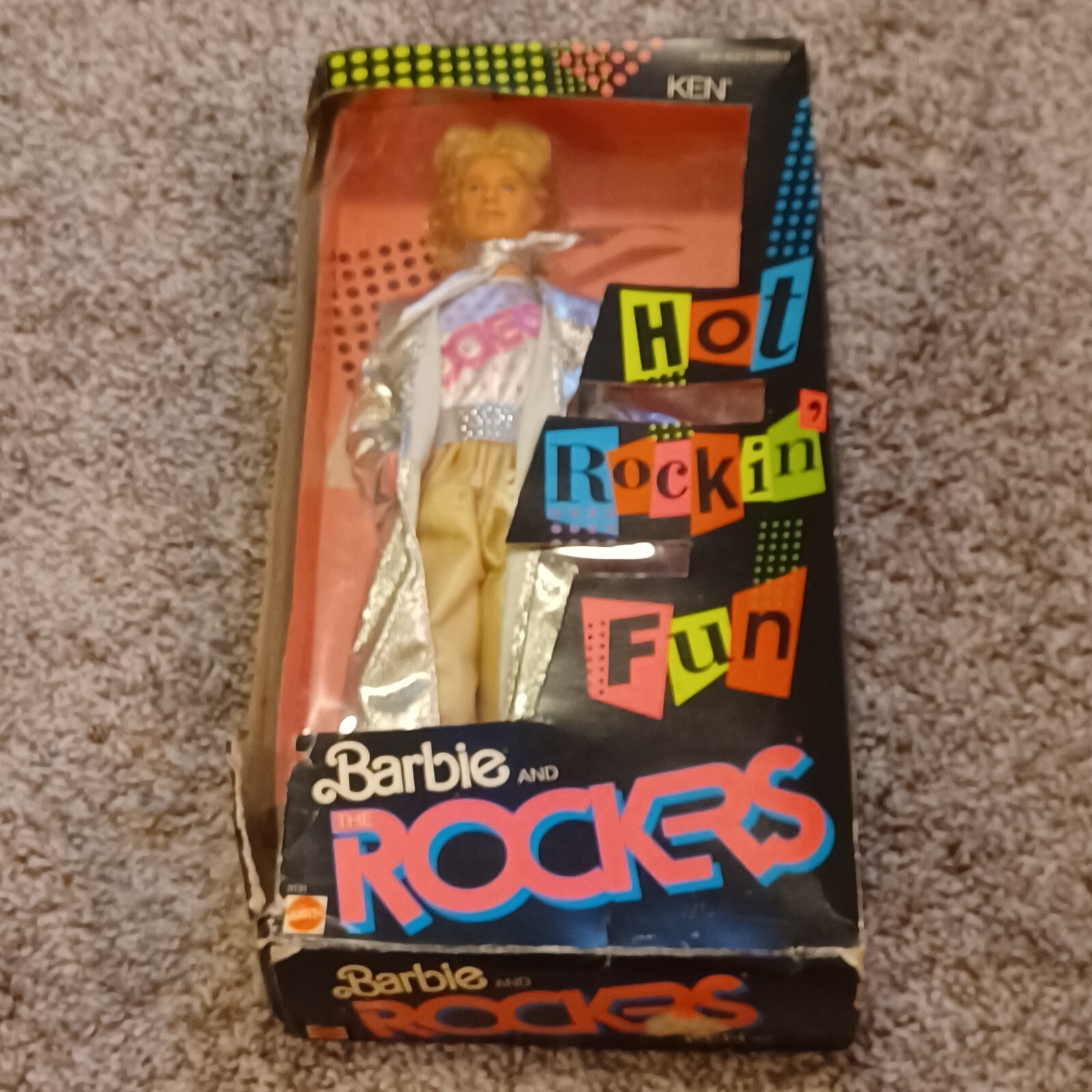 Barbie and the Rockers Ken Doll Hot Rockin Fun Mattel #3131 Silver ...