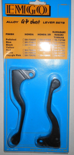NOS Emgo GP Short Alloy Lever Sets Fits: Yamaha Suzuki Kawasaki 30-73752 | eBay