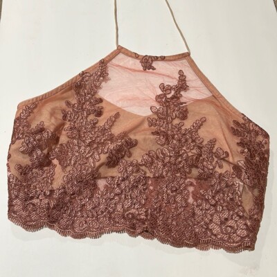 Tobi lace halter top | eBay