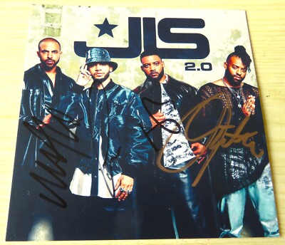 JLS AUTOGRAPHED INSERT FROM THEIR 2021 2.0 CD GUARANTEED GENUINE FREE ...